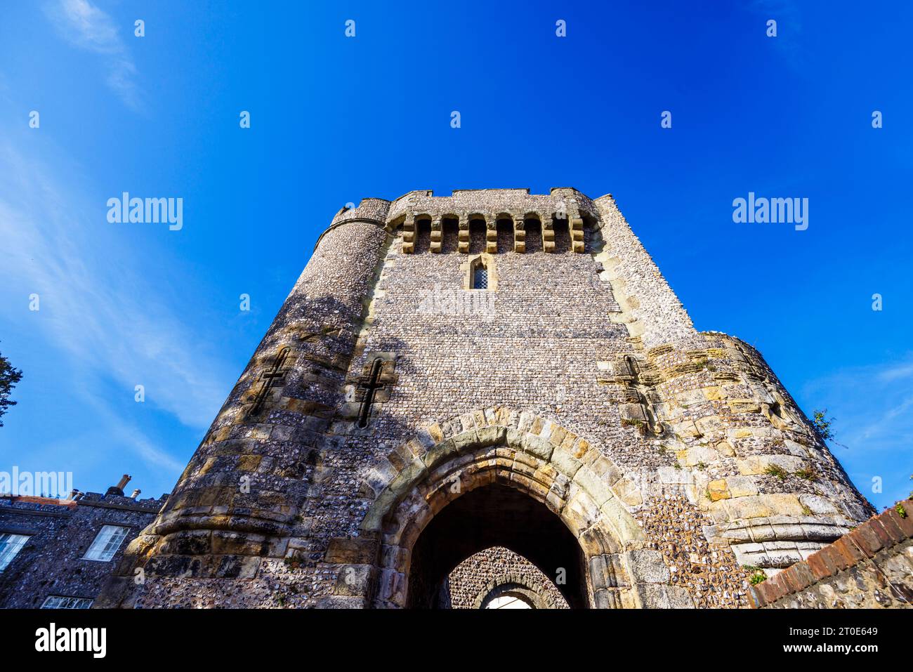 Barbican gate tower hi-res stock photography and images - Alamy