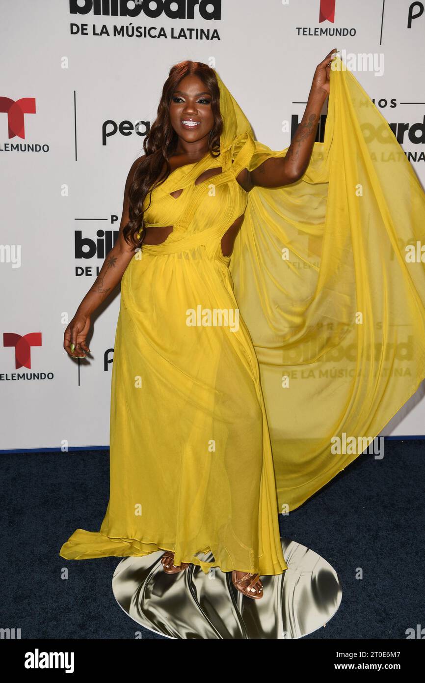 Coral Gables, FL, USA. 5th Oct, 2023. Chiky Bombom at the 2023 ...