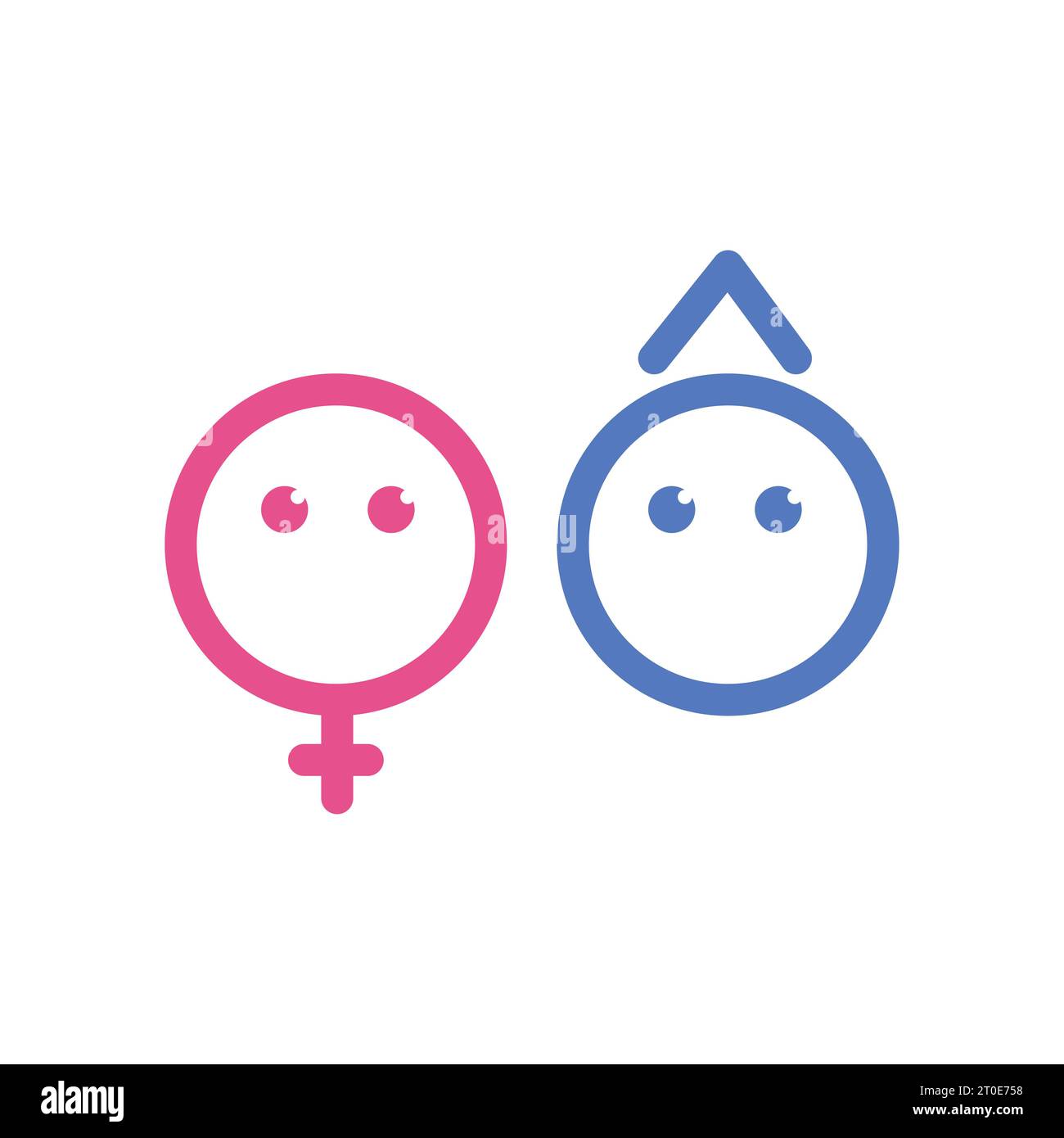 Gender equality symbol icon vector illustration design Stock Photo - Alamy