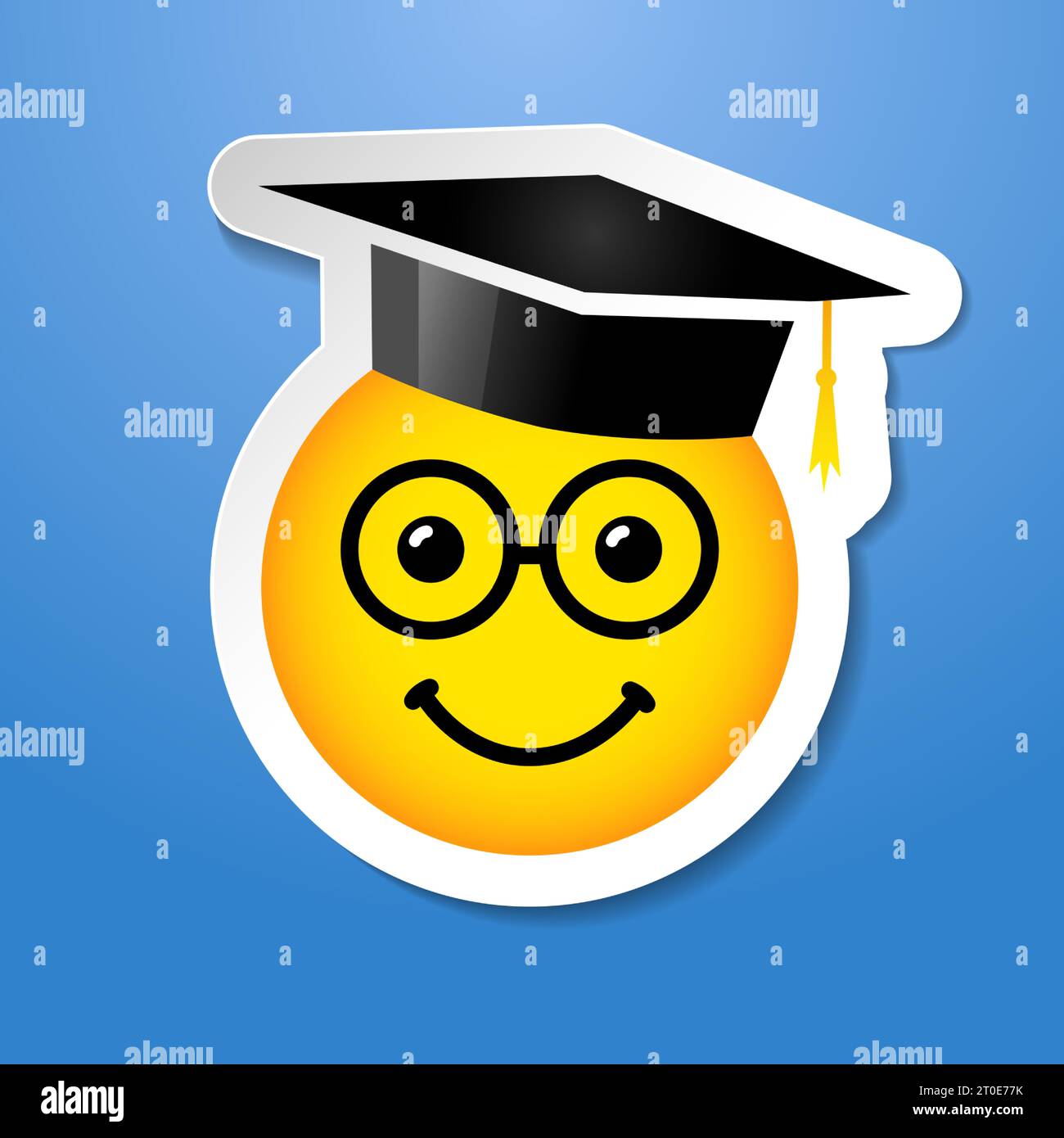 Creative graduation icon. Class Off logotype. Educational symbol ...