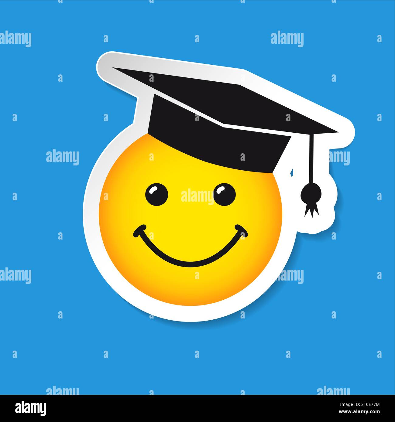Creative graduation icon. Class Off logotype. Educational symbol ...