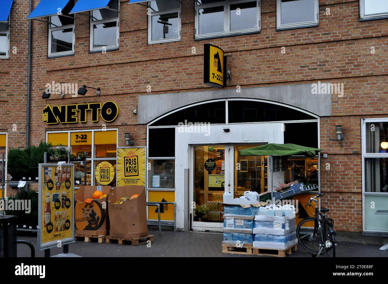 Copenhagen/Denmark /06 Oct. 2023/Netto grocery store or food market in ...