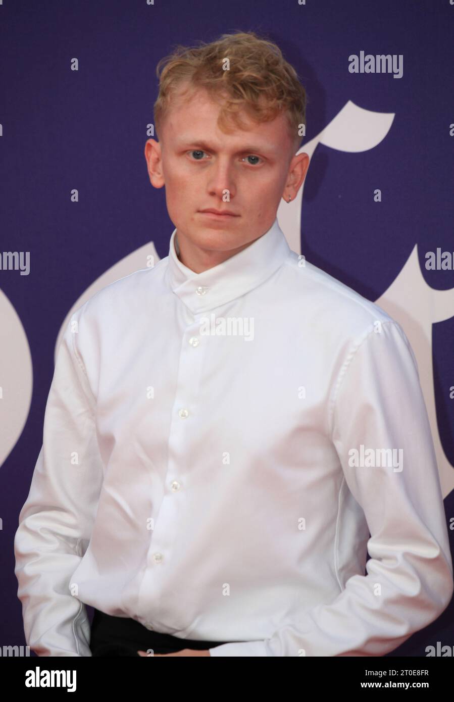 London, UK. George Jaques at the Saltburn film gala. 67th BFI London ...