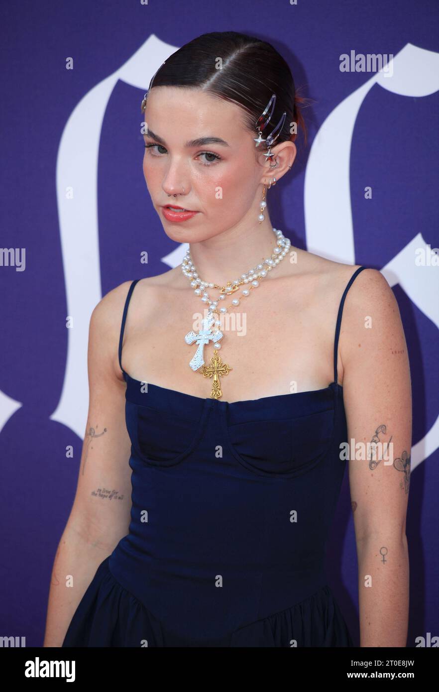 London, UK. Lara Adkins at the Saltburn film gala. 67th BFI London Film ...