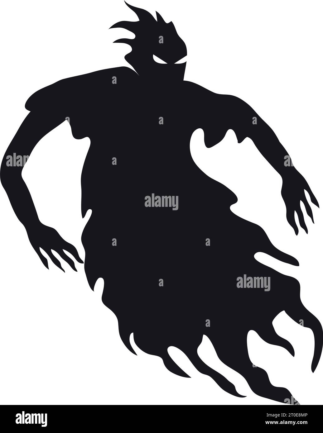 ghost creature floating Stock Vector Image & Art - Alamy