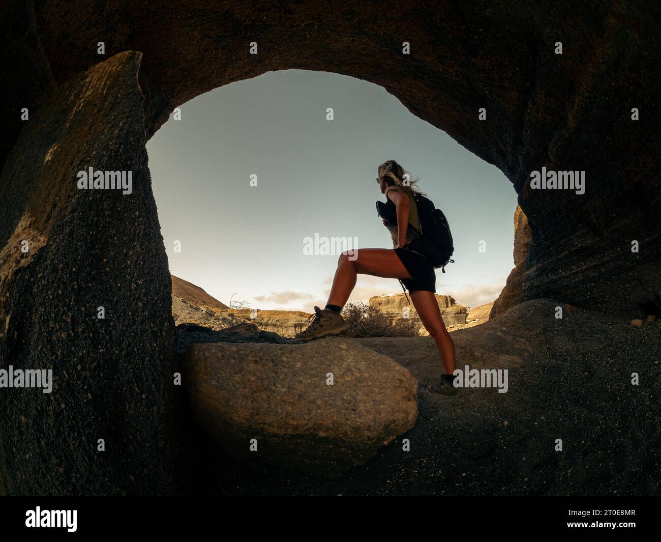 Lanzarote cave trails hi-res stock photography and images - Alamy