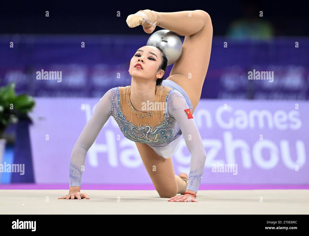 Hangzhou, China's Zhejiang Province. 6th Oct, 2023. Zhao Yue of China ...