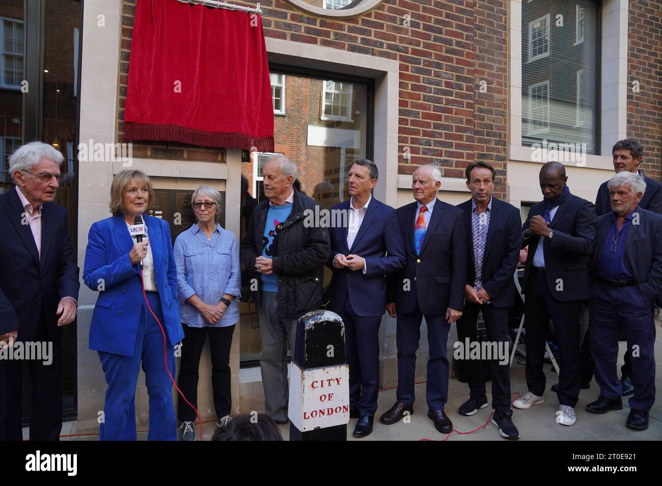 (left to right) Douglas Cameron, Martha Kearney, Heather Branwell ...