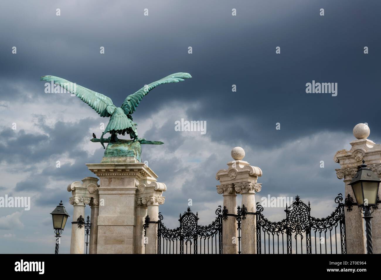 Gate of the Buda Castle, the historical castle and palace complex of ...