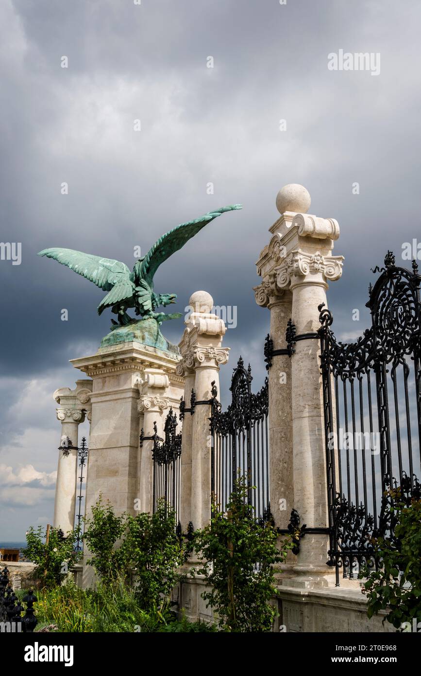 Gate of the Buda Castle, the historical castle and palace complex of ...