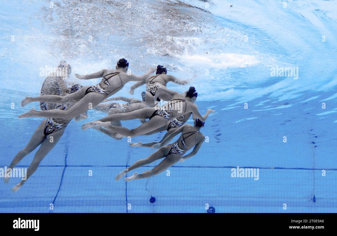 Hangzhou, China's Zhejiang Province. 6th Oct, 2023. Team Singapore ...