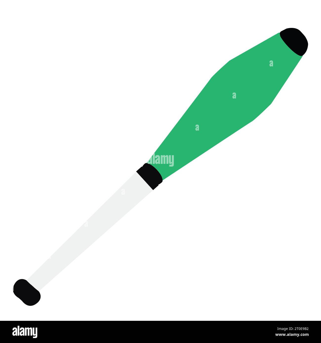 Rhythmic gymnastics baton Cut Out Stock Images & Pictures - Alamy