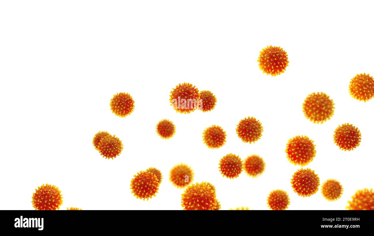 Viruses are infectious pathogens that replicates in living cells. Red ...