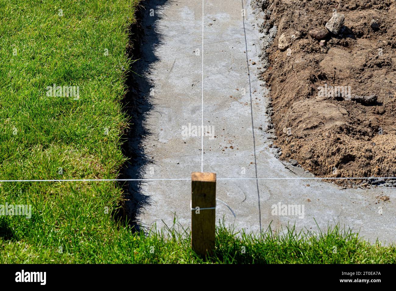 Concrete trench fill foundation hi-res stock photography and images - Alamy