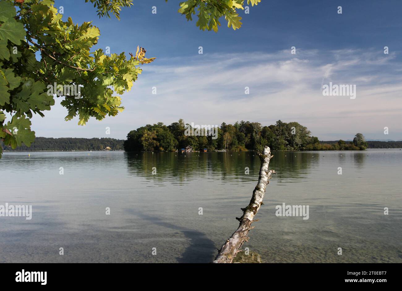 Feldafing, Bayern, Deutschland 06. Oktober 2023: Ein Spätsommertag in ...