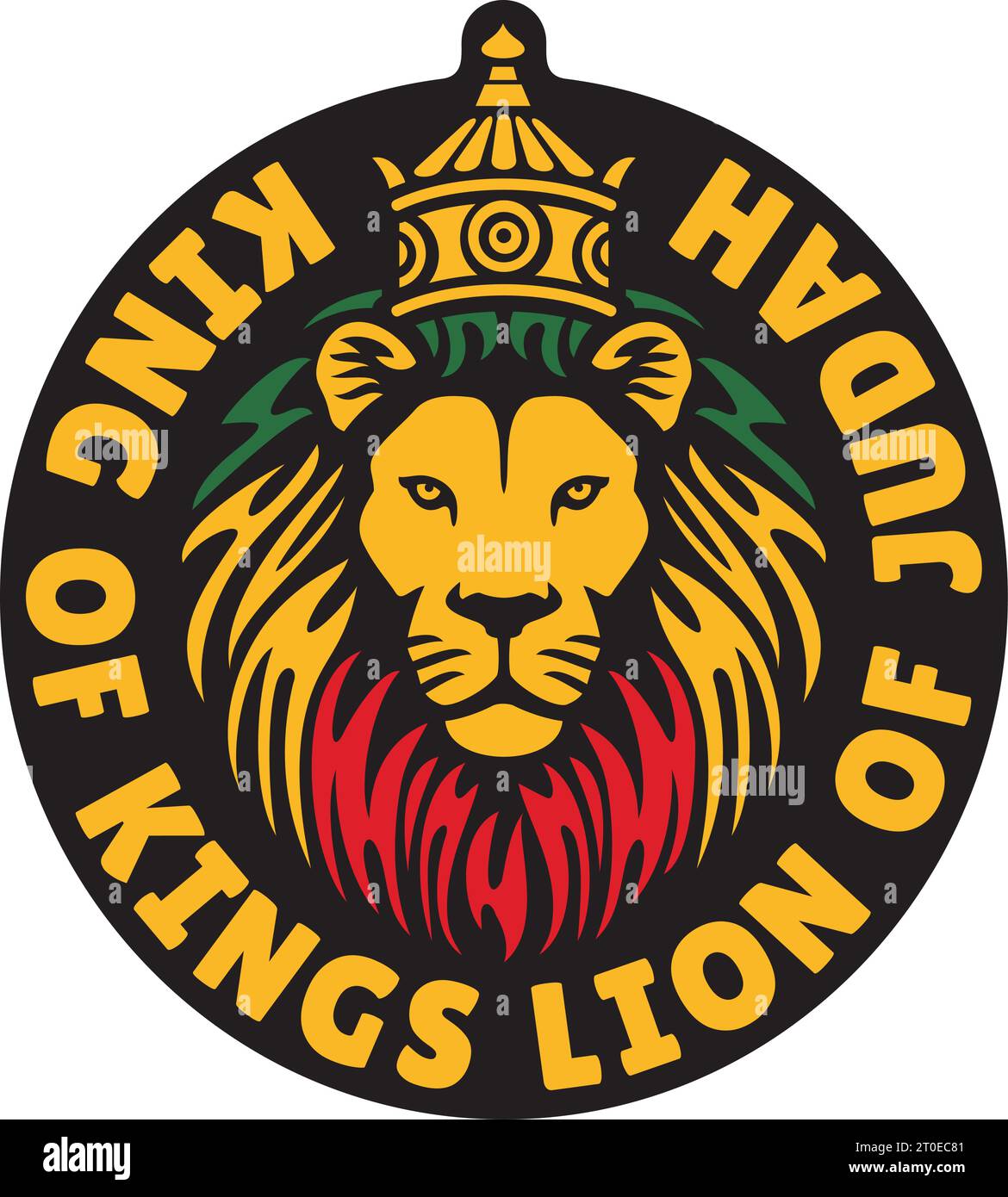 King of Kings. Lion of Judah.(Rastafarian Reggae Symbol). Vector ... King of Kings. Lion of Judah.(Rastafarian Reggae Symbol). Vector ...