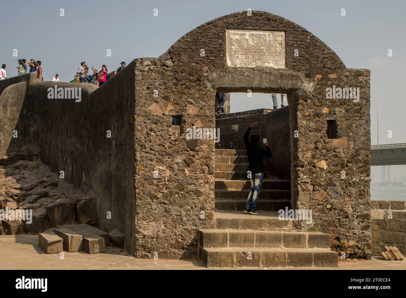 heritage architecture-Castella de Aguada, also known as the Bandra Fort ...