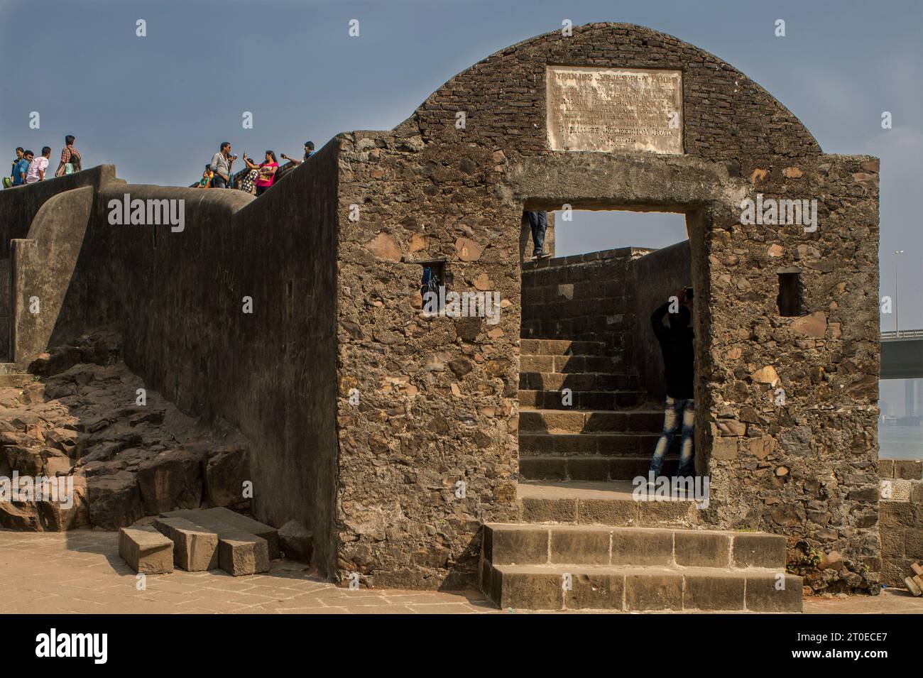 heritage architecture-Castella de Aguada, also known as the Bandra Fort ...