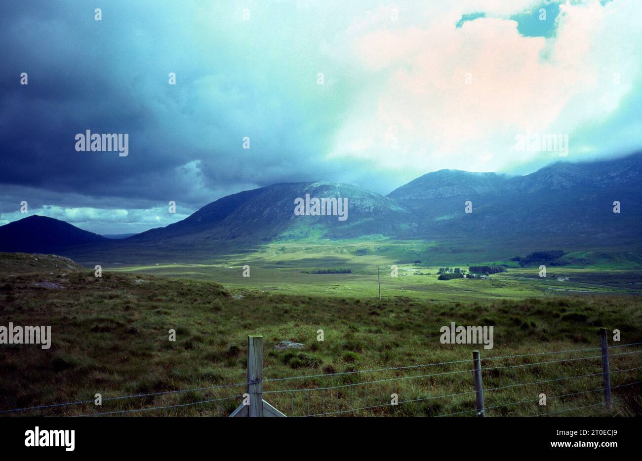 Inagh Valley Maam Ean Connemara National Park Maamturk Mountains County ...