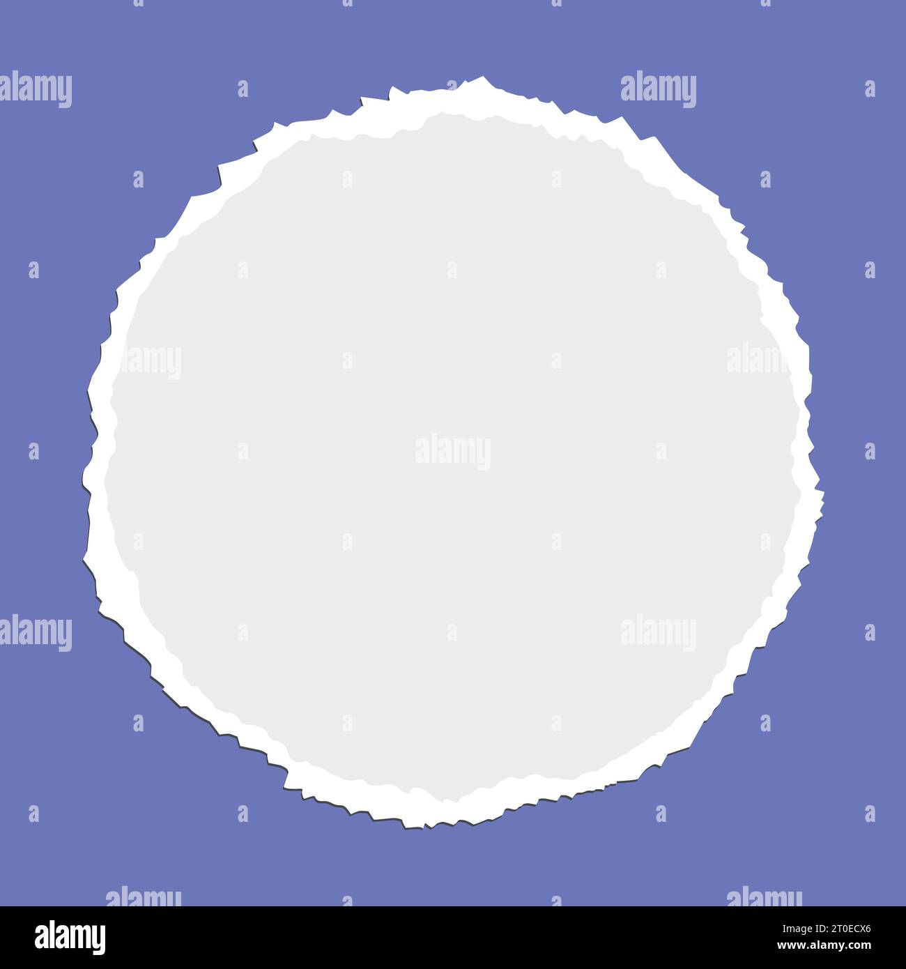Torn paper circle shape. Vector illustration Stock Vector Image & Art ...