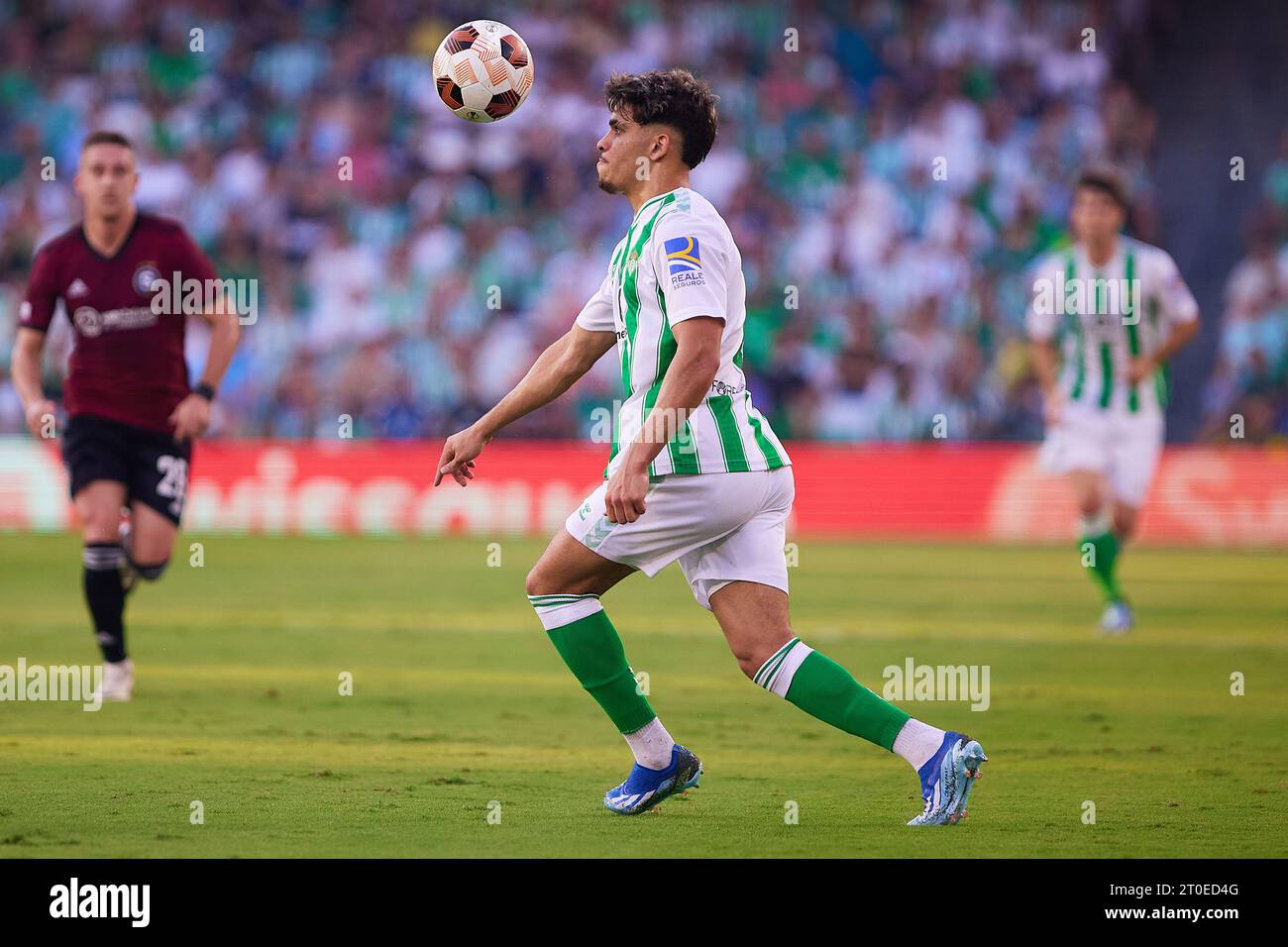Seville, Spain. 05th Oct, 2023. Abde Ezzalzouli (7) of Real Betis seen ...