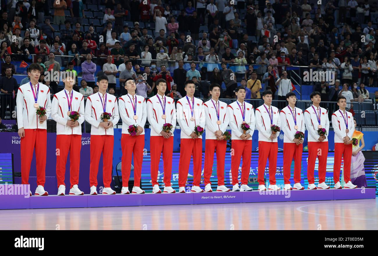 Hangzhou, China's Zhejiang Province. 6th Oct, 2023. Team China attend ...