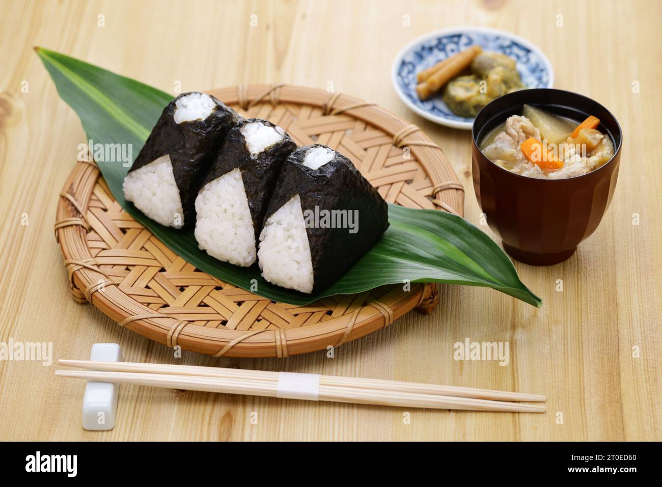 onigiri, a Japanese traditional rice dish Stock Photo - Alamy