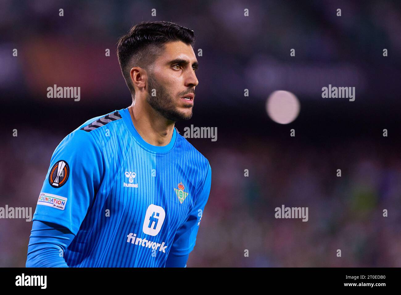 Seville, Spain. 05th Oct, 2023. Goalkeeper Rui Silva (13) of Real Betis ...
