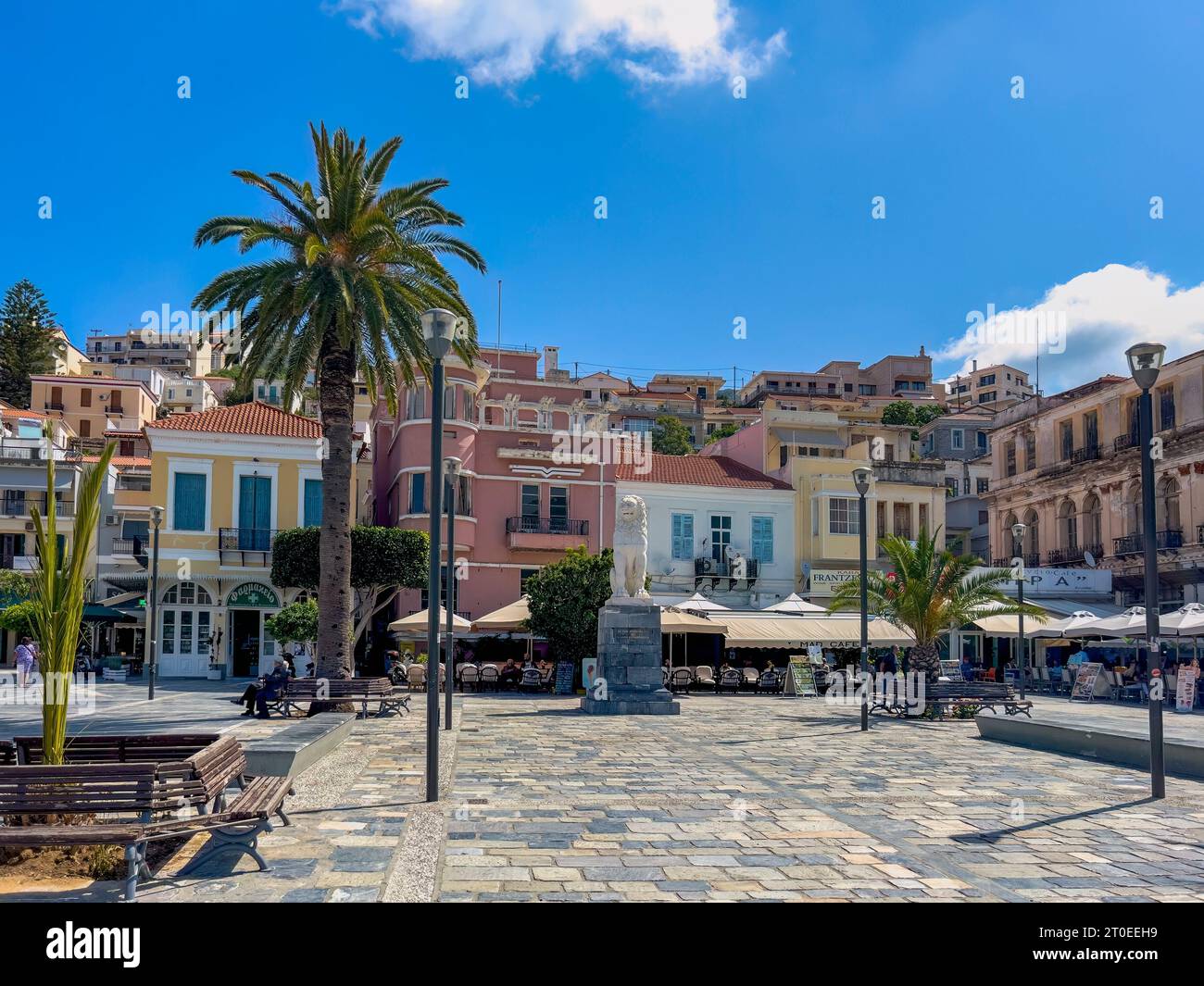 Samos town centre hi-res stock photography and images - Alamy