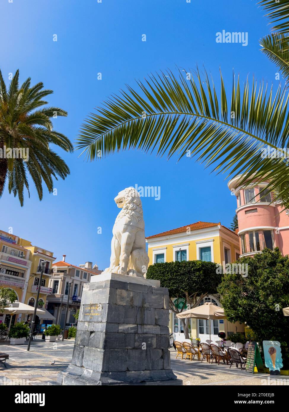 Vacation Island Samos, City Center, Samos, Greece, Europe Stock Photo - Alamy