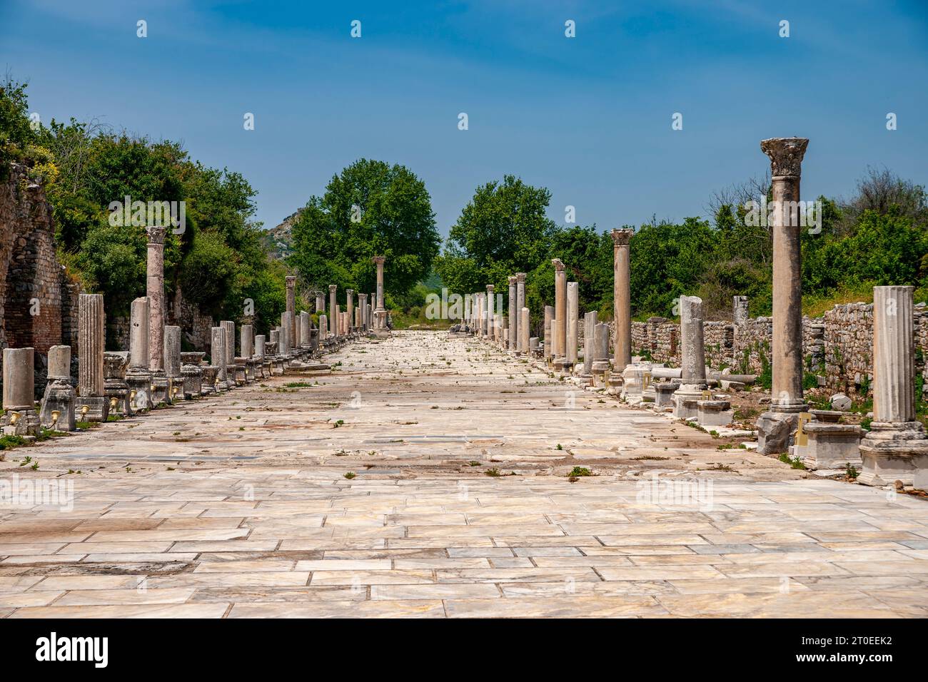 Ancient City of Ephesus, Celsus Library and Amphiteather, Selcuk, Izmir ...