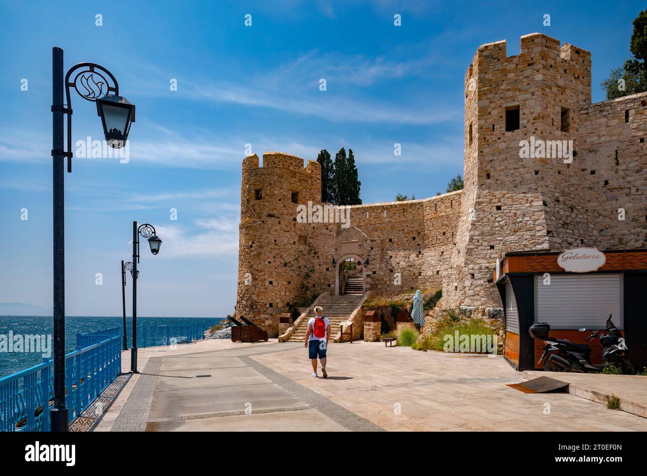 Byzantine fortress of kusadasi, Aydin, Turkey Stock Photo - Alamy