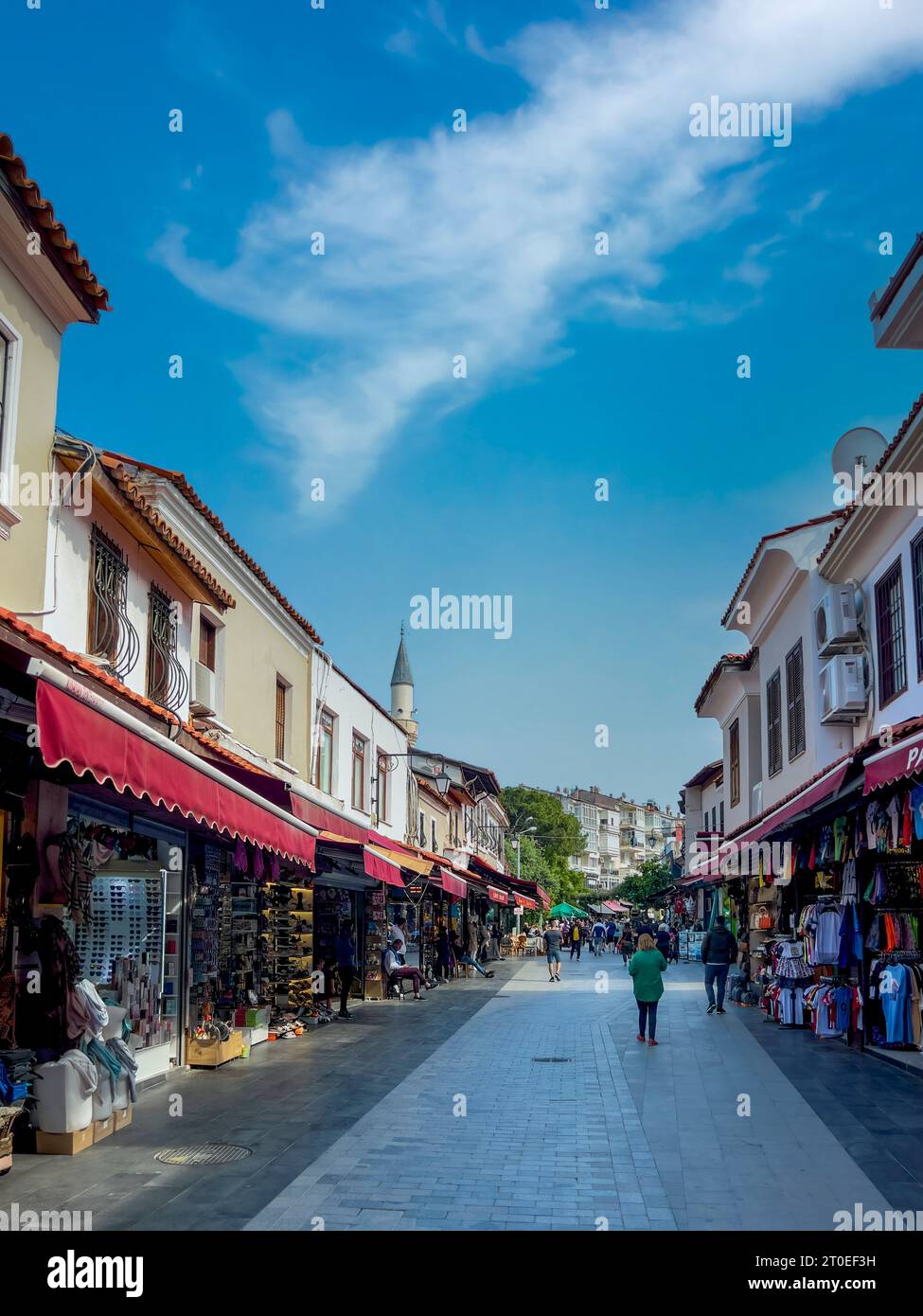 View direction to center of Kusadasi, Aydin, Turkey Stock Photo - Alamy