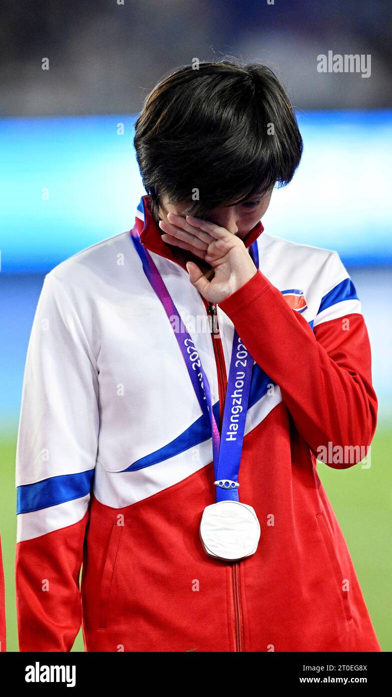 Hangzhou, China's Zhejiang Province. 6th Oct, 2023. A player of ...