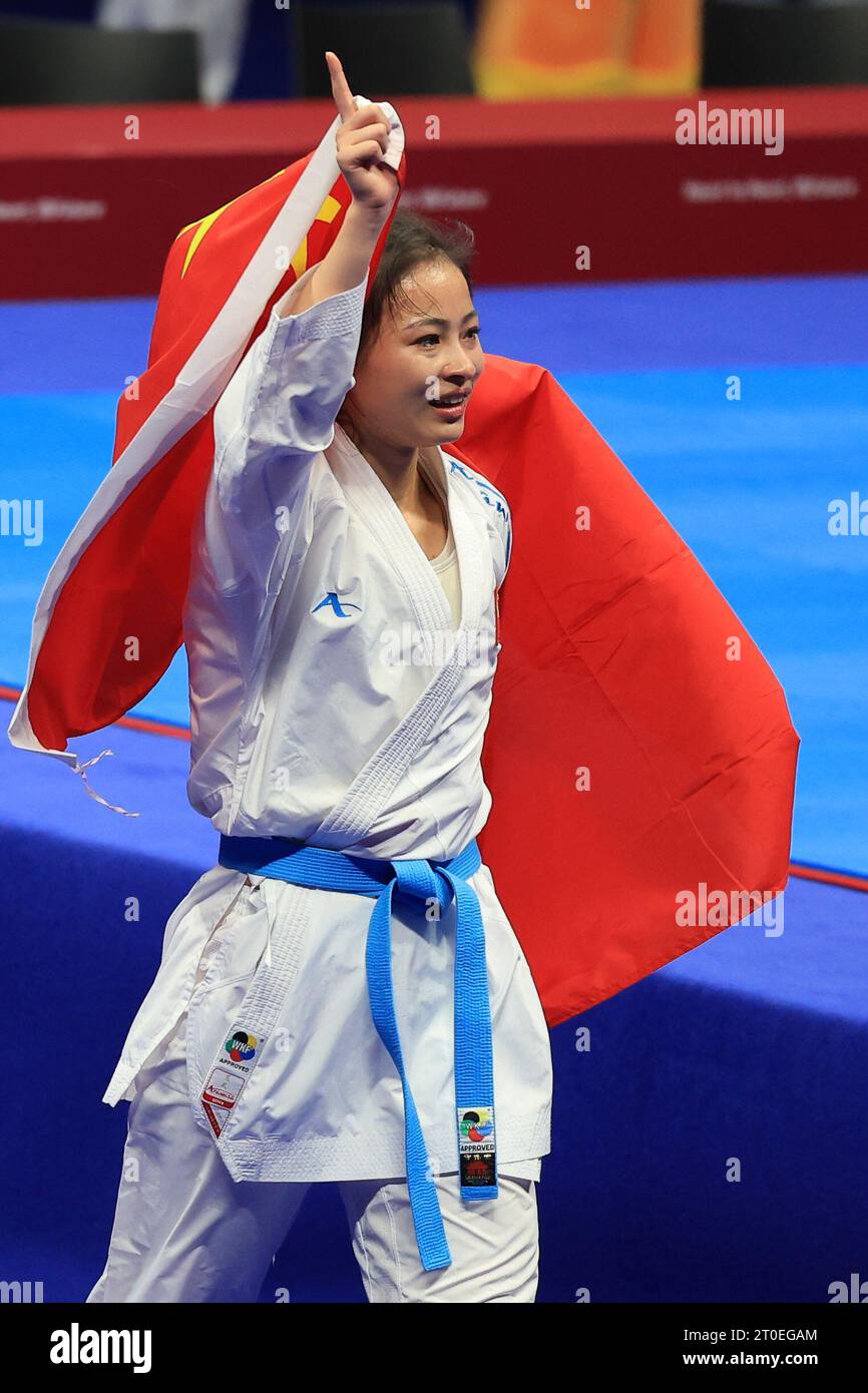 Hangzhou, China's Zhejiang Province. 6th Oct, 2023. Gong Li of China ...