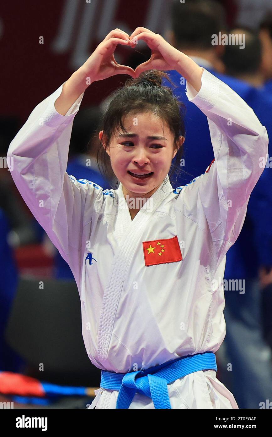 Hangzhou, China's Zhejiang Province. 6th Oct, 2023. Gong Li of China ...