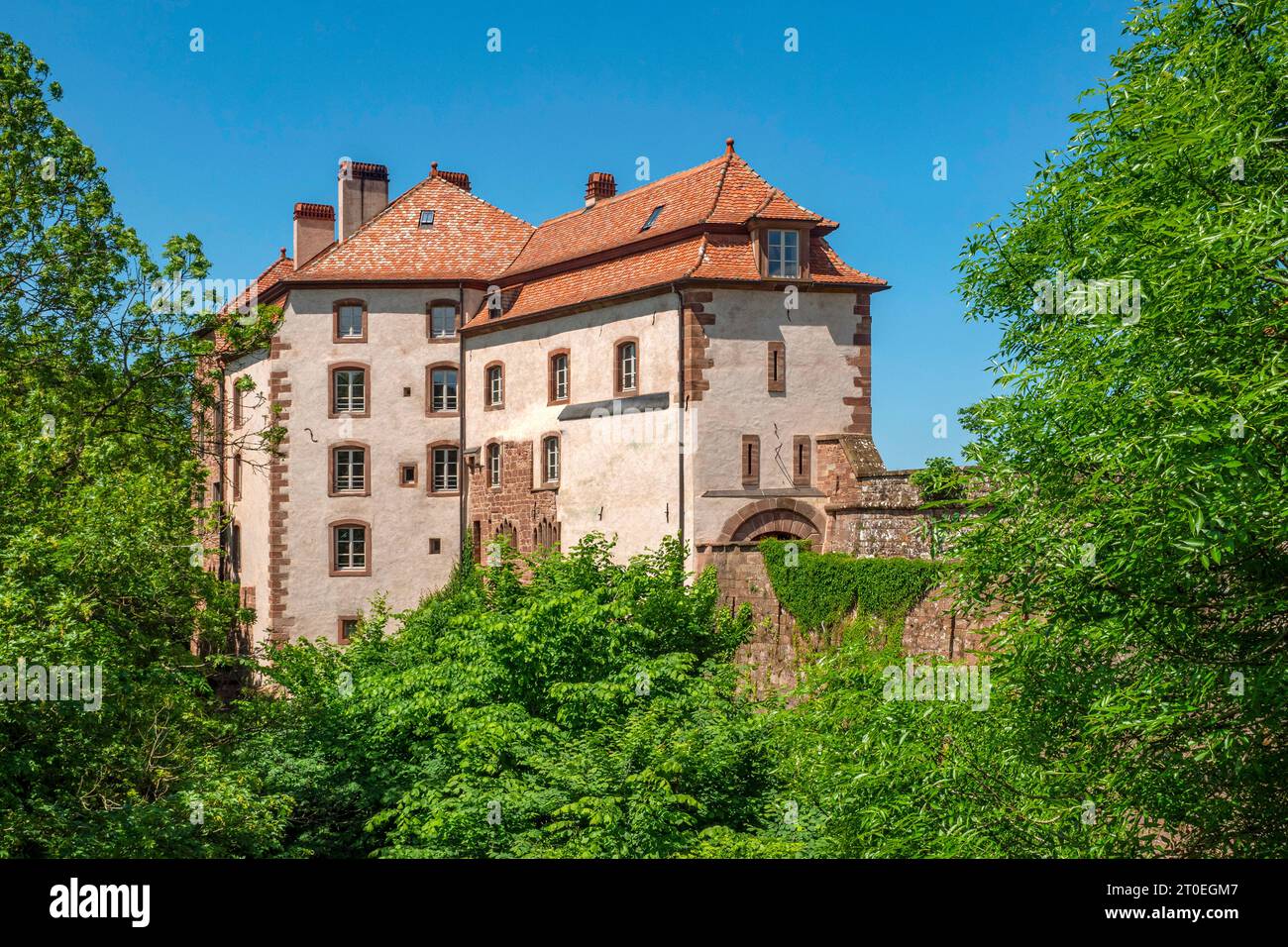 Lützelstein Castle, La Petite-Pierre, Bas-Rhin Department, Alsace ...