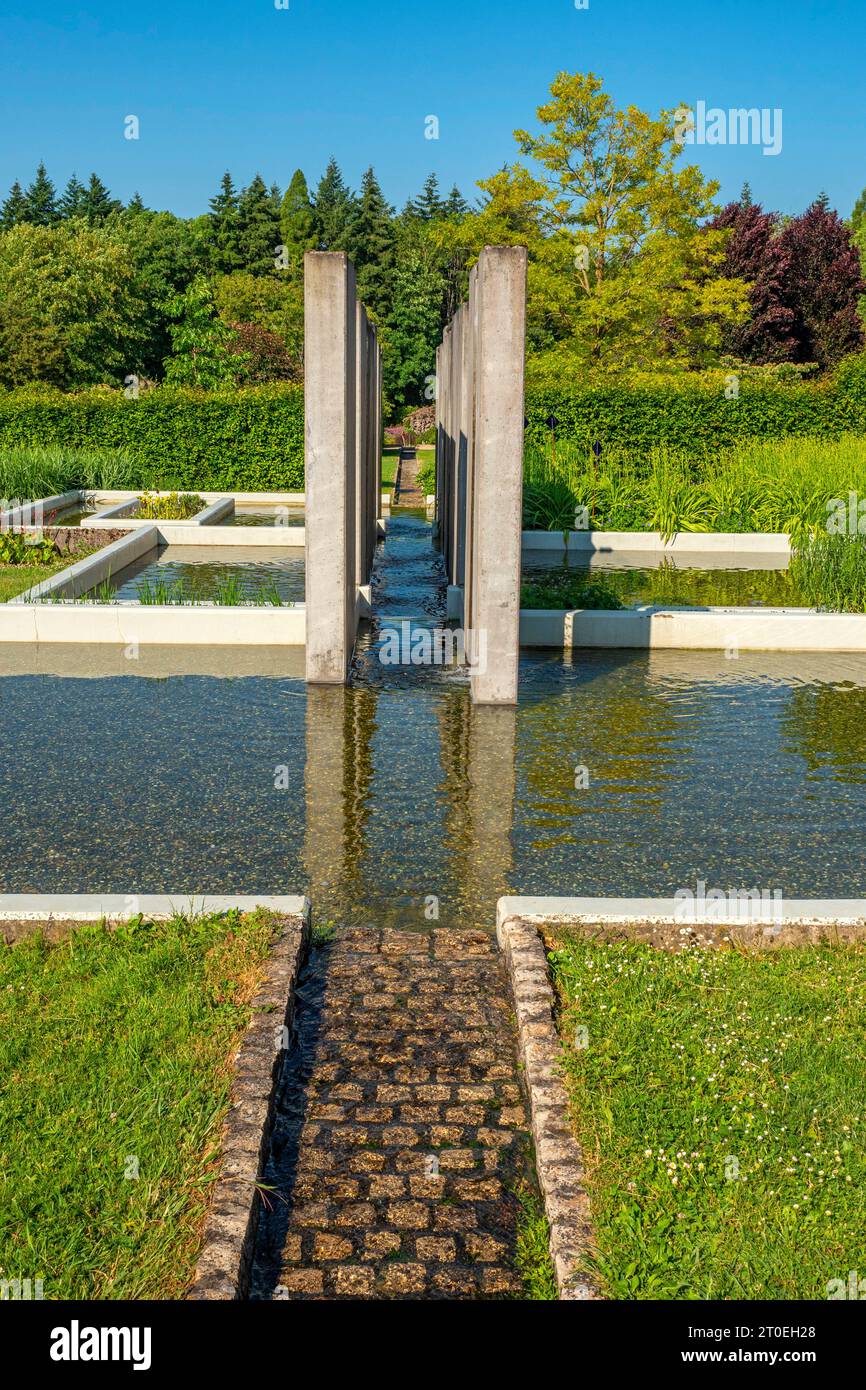 Garden of the Senses, Water Garden, Merzig, Saar, Saar-Hunsrück Nature ...