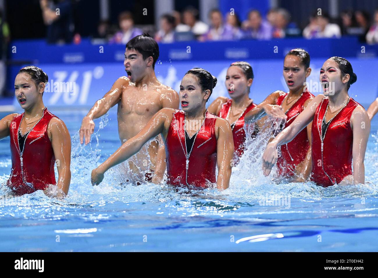 Hangzhou, China's Zhejiang Province. 6th Oct, 2023. Team Thailand ...