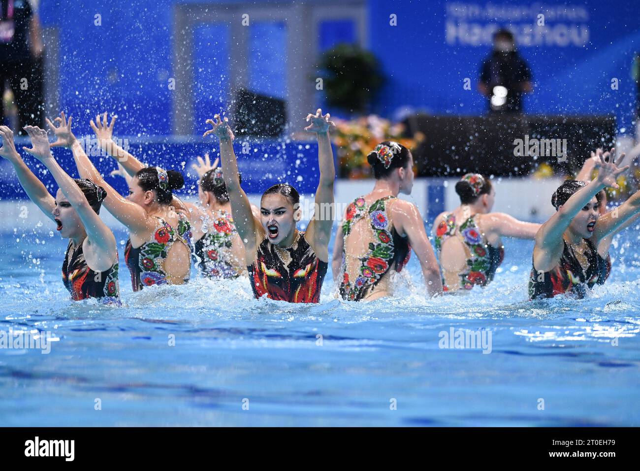 Hangzhou, China's Zhejiang Province. 6th Oct, 2023. Team Kazakhstan ...