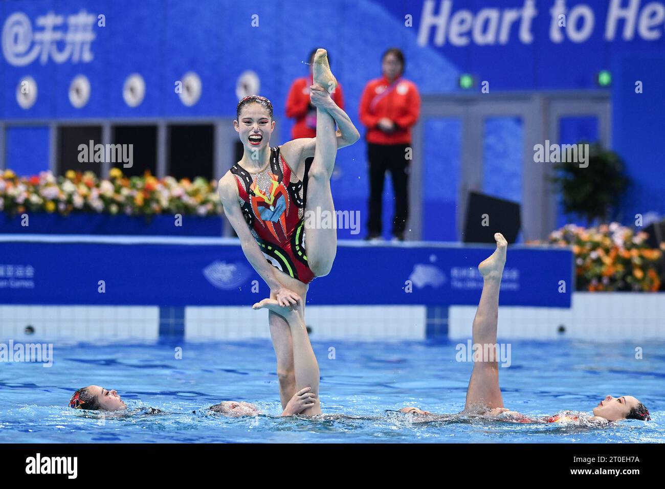 Hangzhou, China's Zhejiang Province. 6th Oct, 2023. Team Japan compete ...