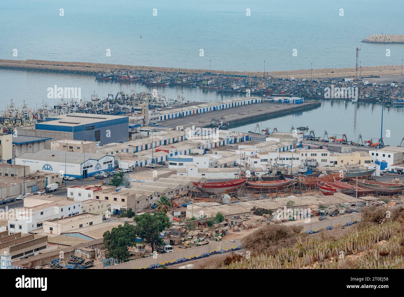 Morocco, Agadir, fishing port Stock Photo - Alamy