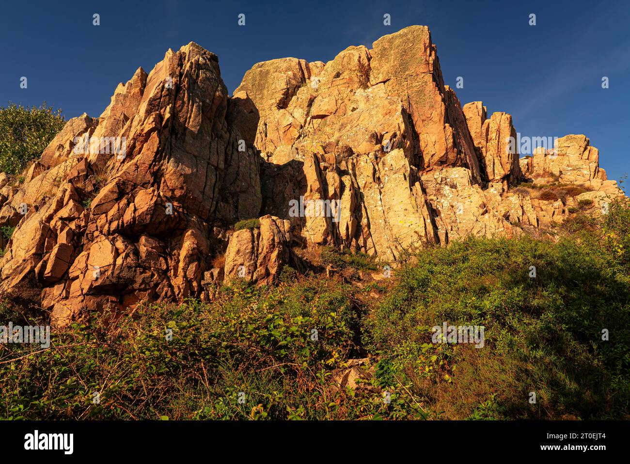 Kullaberg nature reserve, Kullen peninsula, Skane, southern Sweden ...