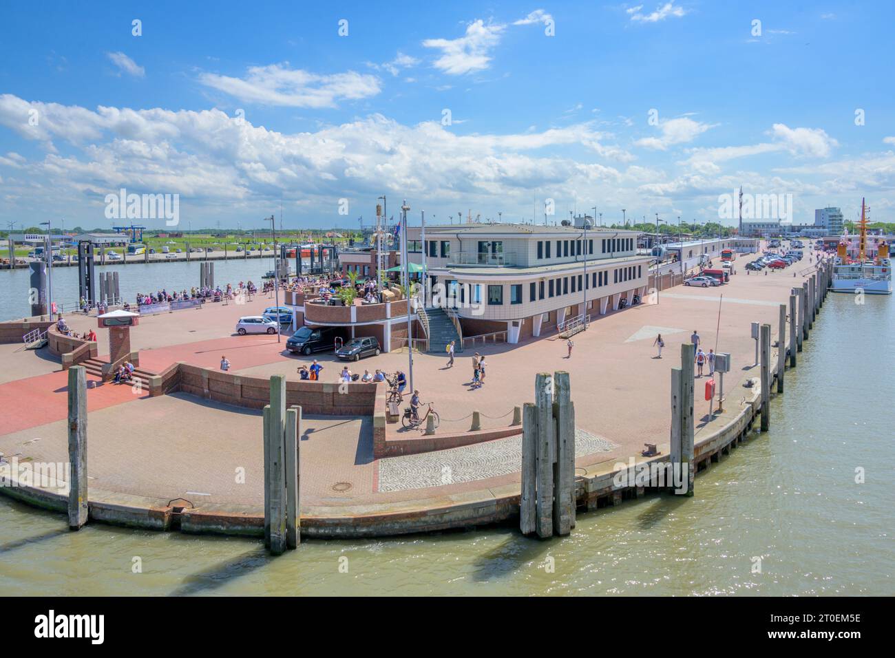 Germany, East Frisia, the port of Norddeich Stock Photo - Alamy