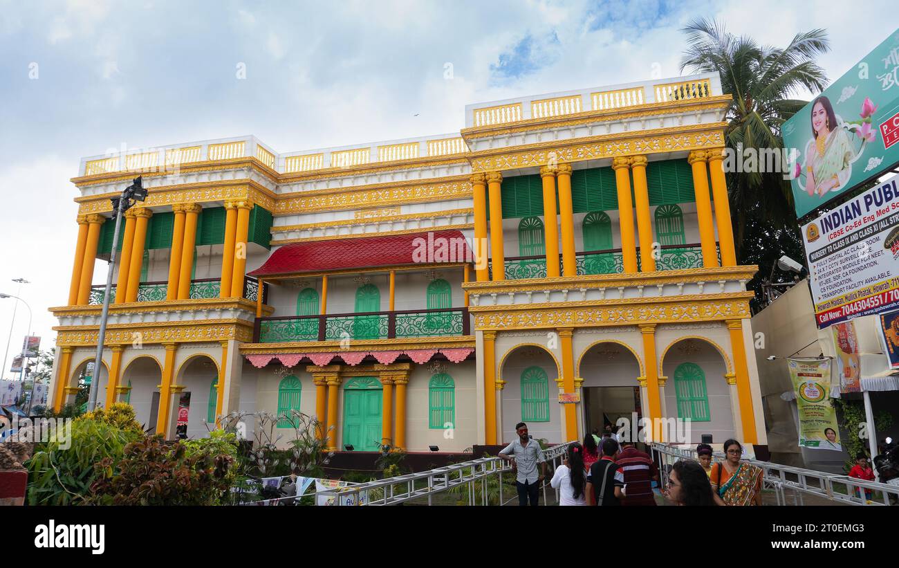Howrah, West Bengal, India- 4th October, 2022 : Shibpur Mandirtala ...