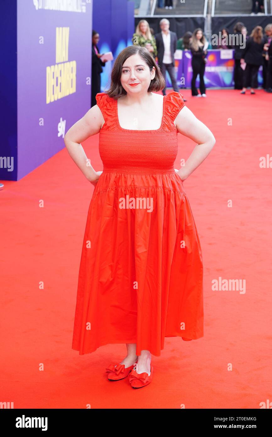 Samy Burch arrives for a screening of May/December during the BFI ...
