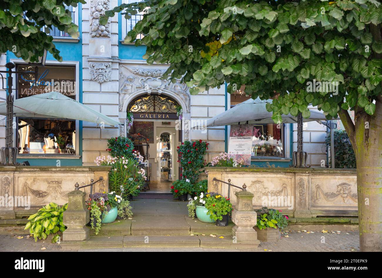 Gdansk, old town, gallery Stock Photo - Alamy