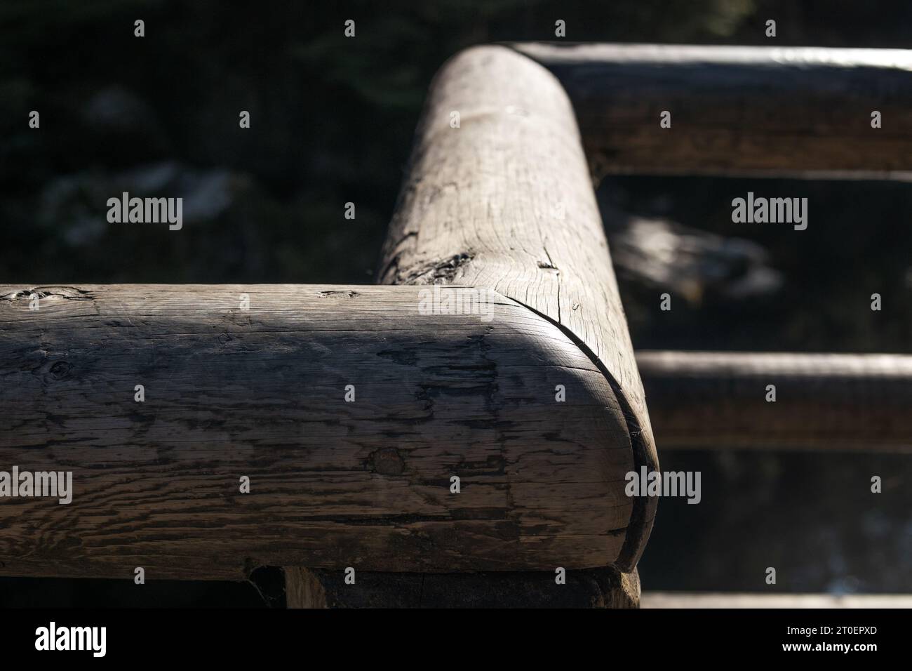 Shadow railing cabin hi-res stock photography and images - Alamy