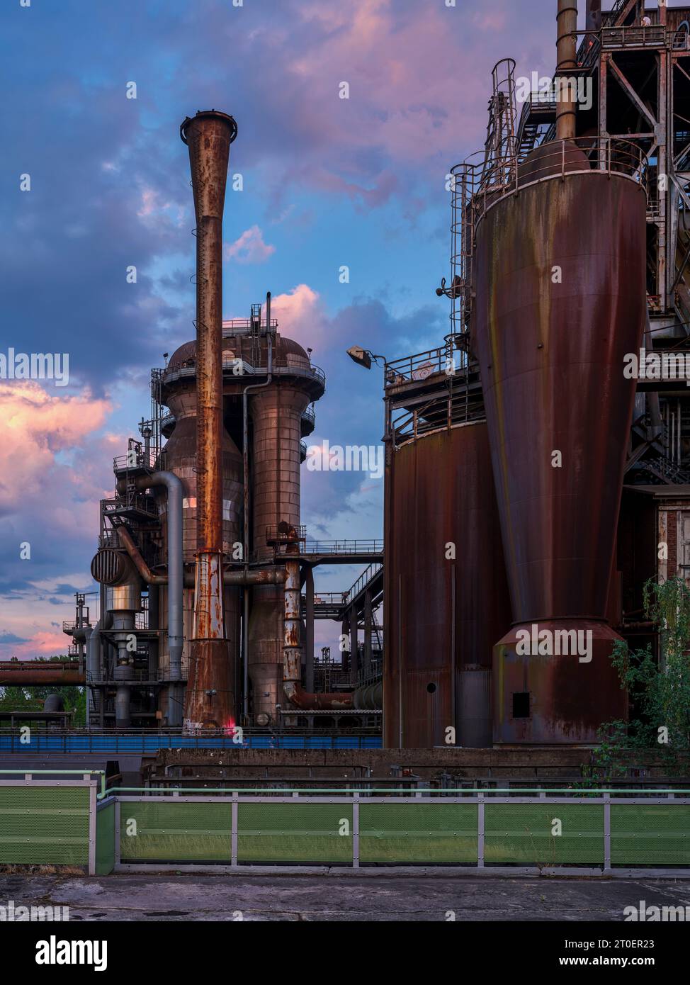 In the landscape park Duisburg North Stock Photo - Alamy