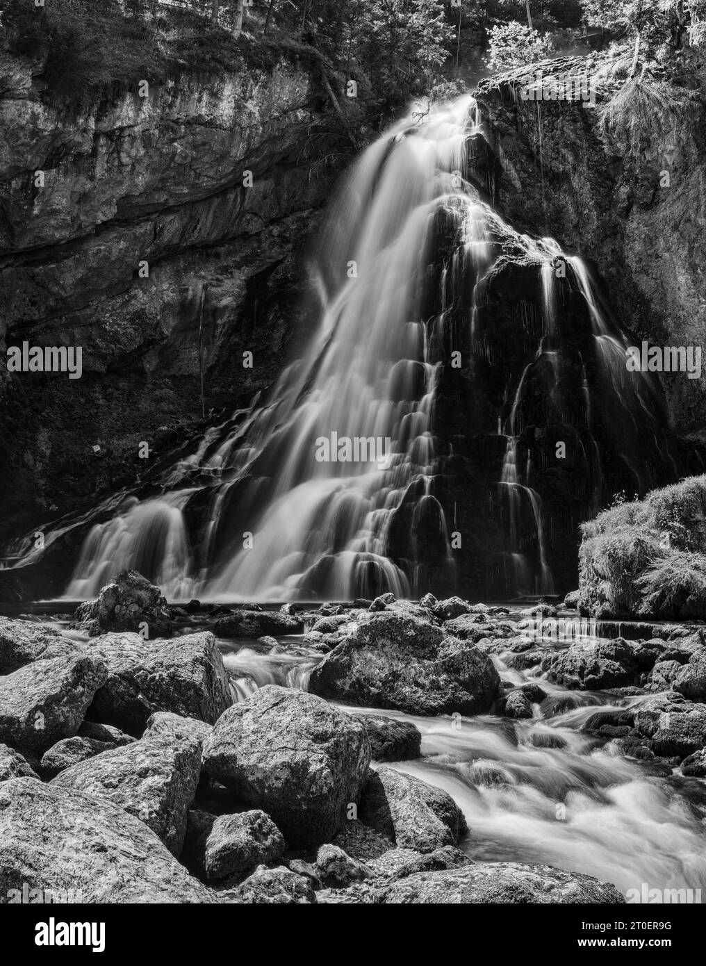 Lower mountain landscape Black and White Stock Photos & Images - Alamy